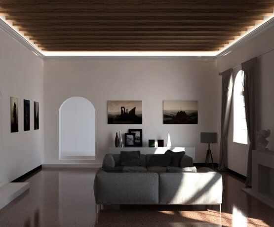 Controsoffitto gola luminosa e gola luminosa LED | Soluzioni per ...